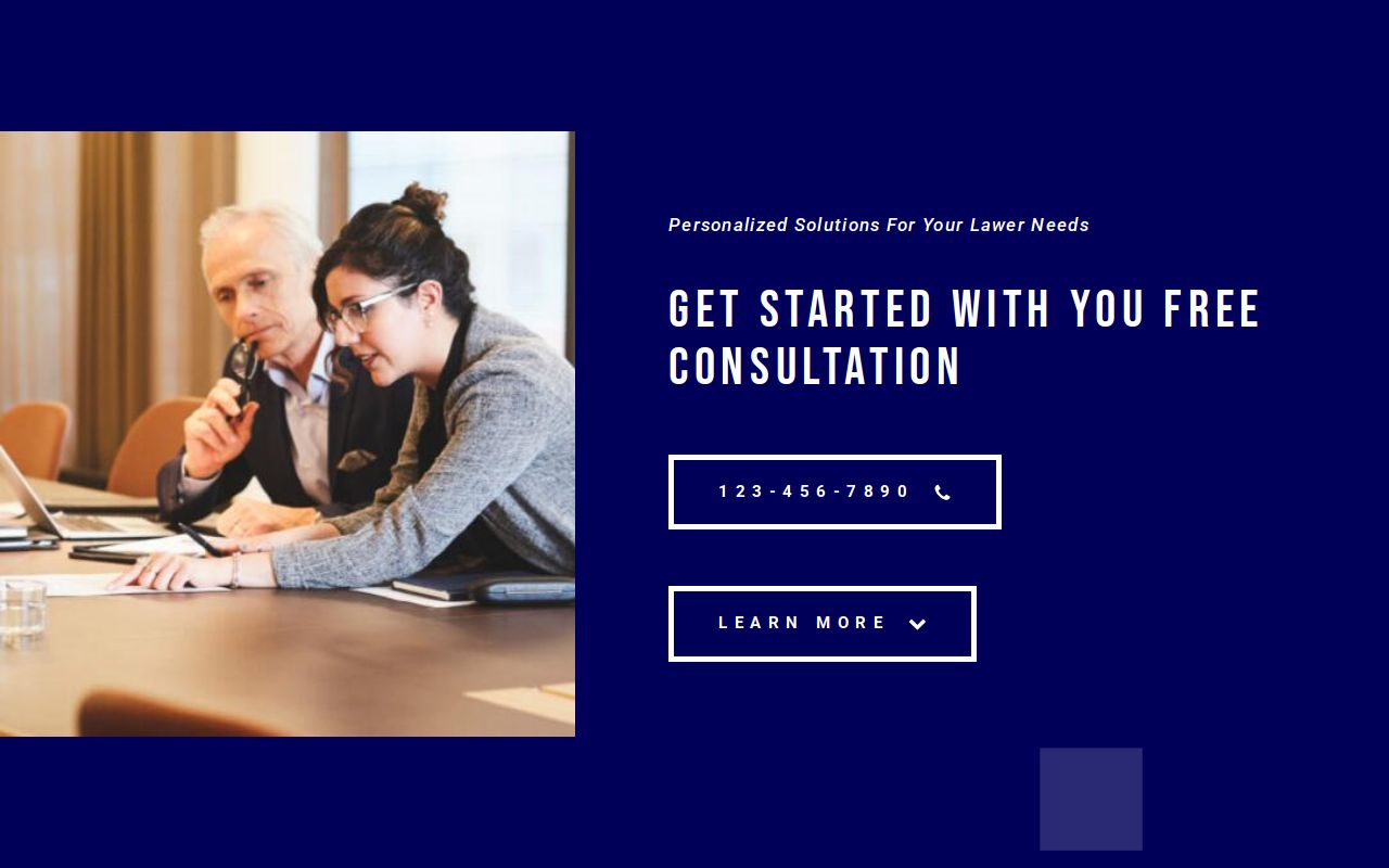 Free Consultation Example Page